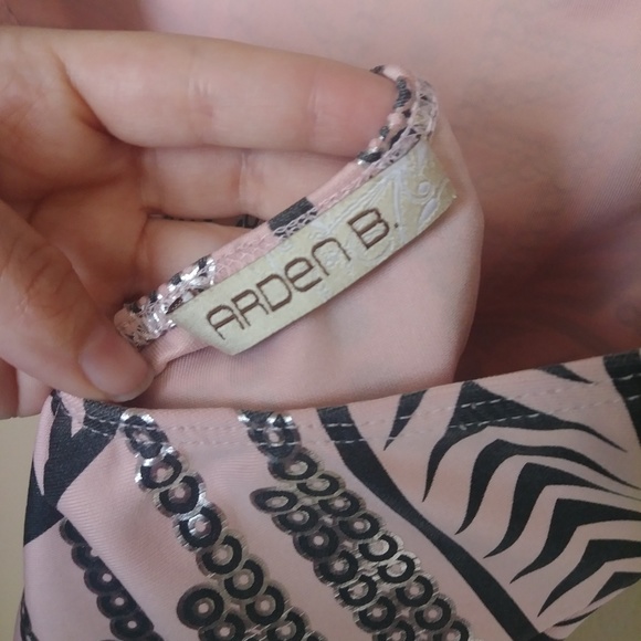 Arden B | Dresses | Arden B Sexy Pink Black Body Con Club Dress | Poshmark